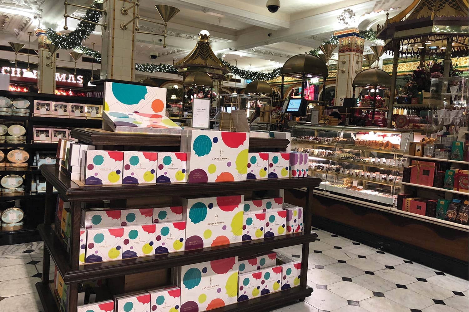 Janice Wong's chocolates can be found at Harrods now